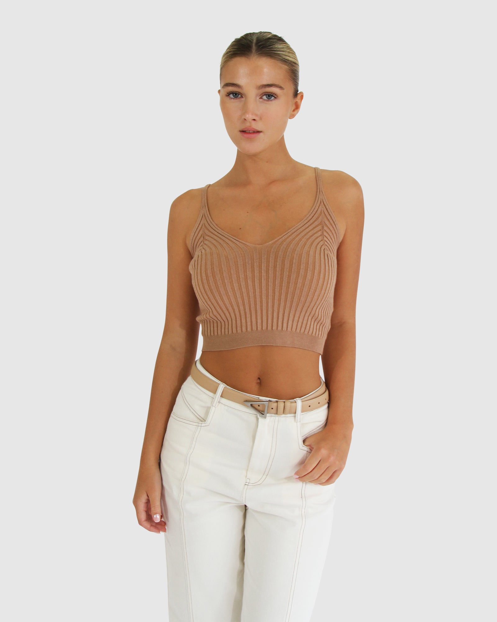 All I Need Knit Crop - Oat – Belle & Bloom