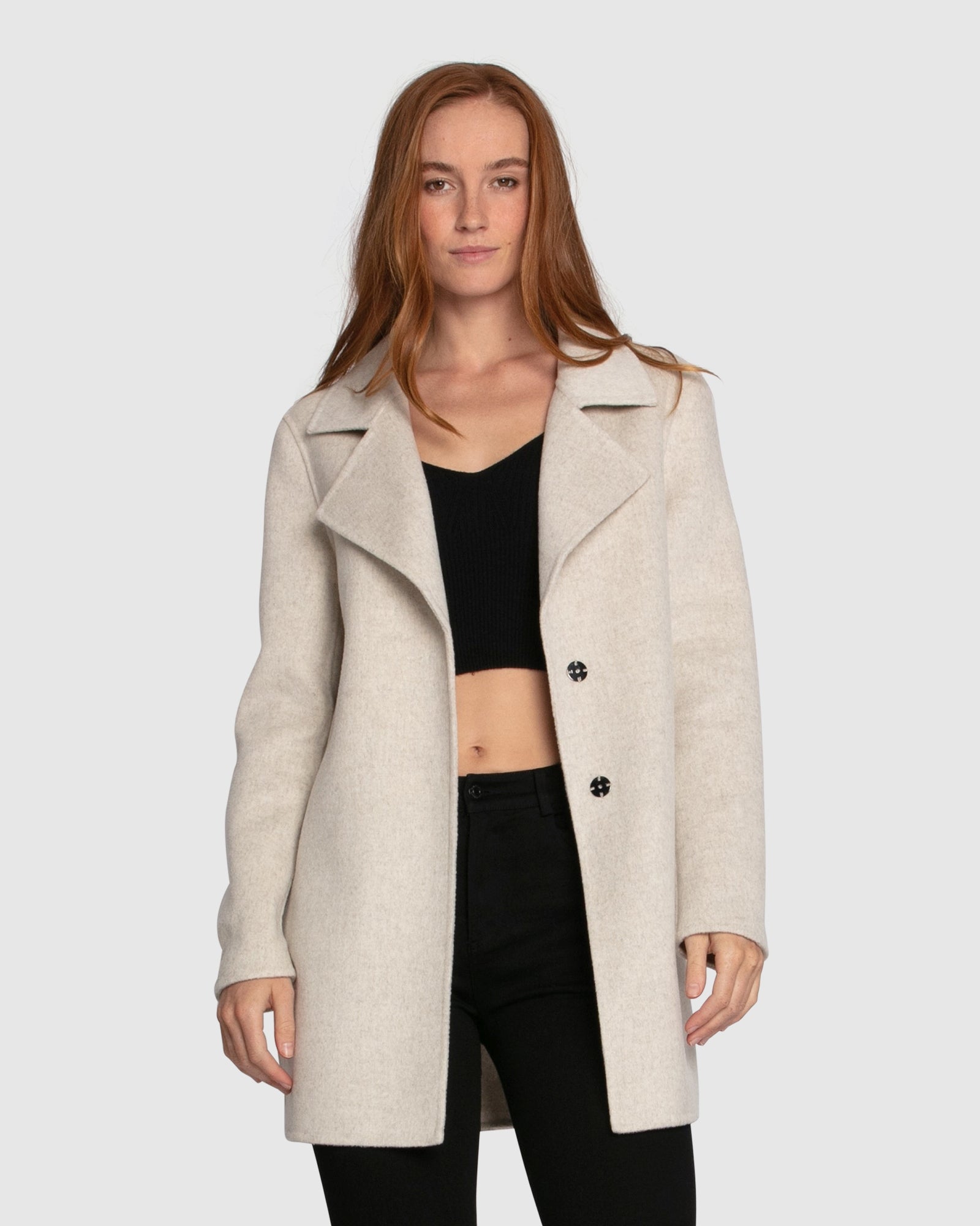 Ex-Boyfriend Wool Blend Jacket - Oat Marle – Belle & Bloom