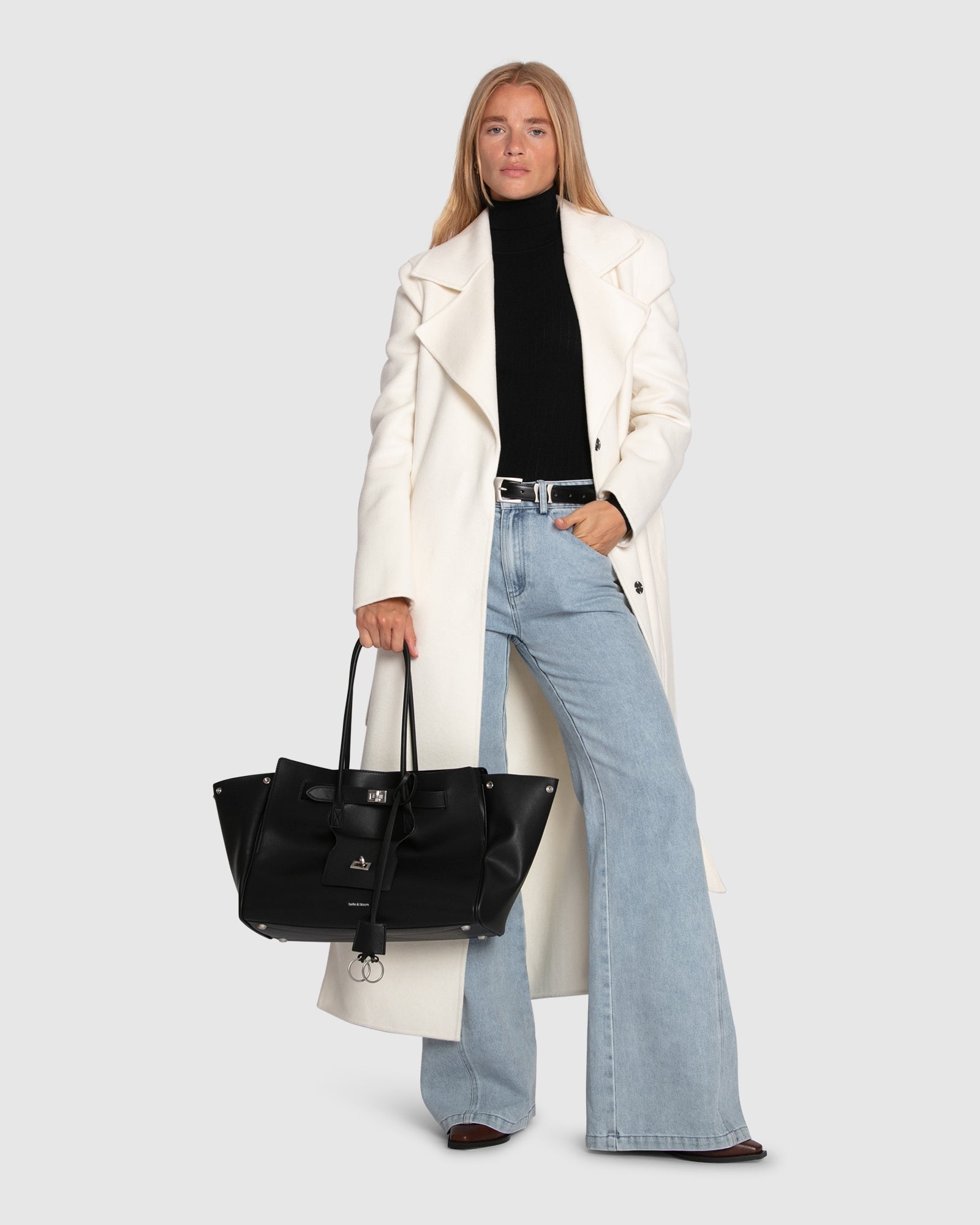 Ex-Boyfriend Wool Blend Maxi Coat - Cream – Belle & Bloom