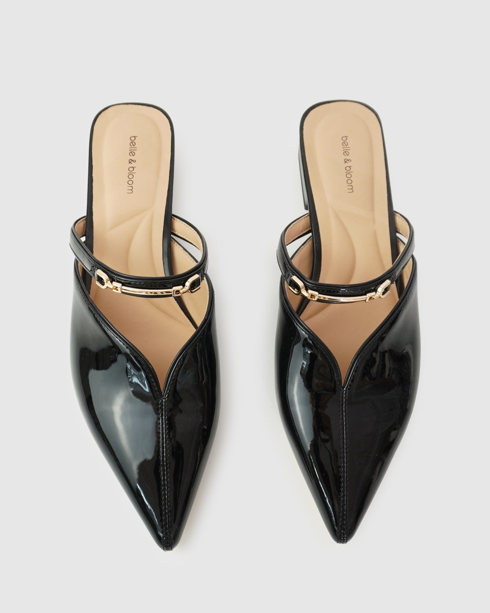 Magic Hour Ballet Slide - Black Patent – Belle & Bloom