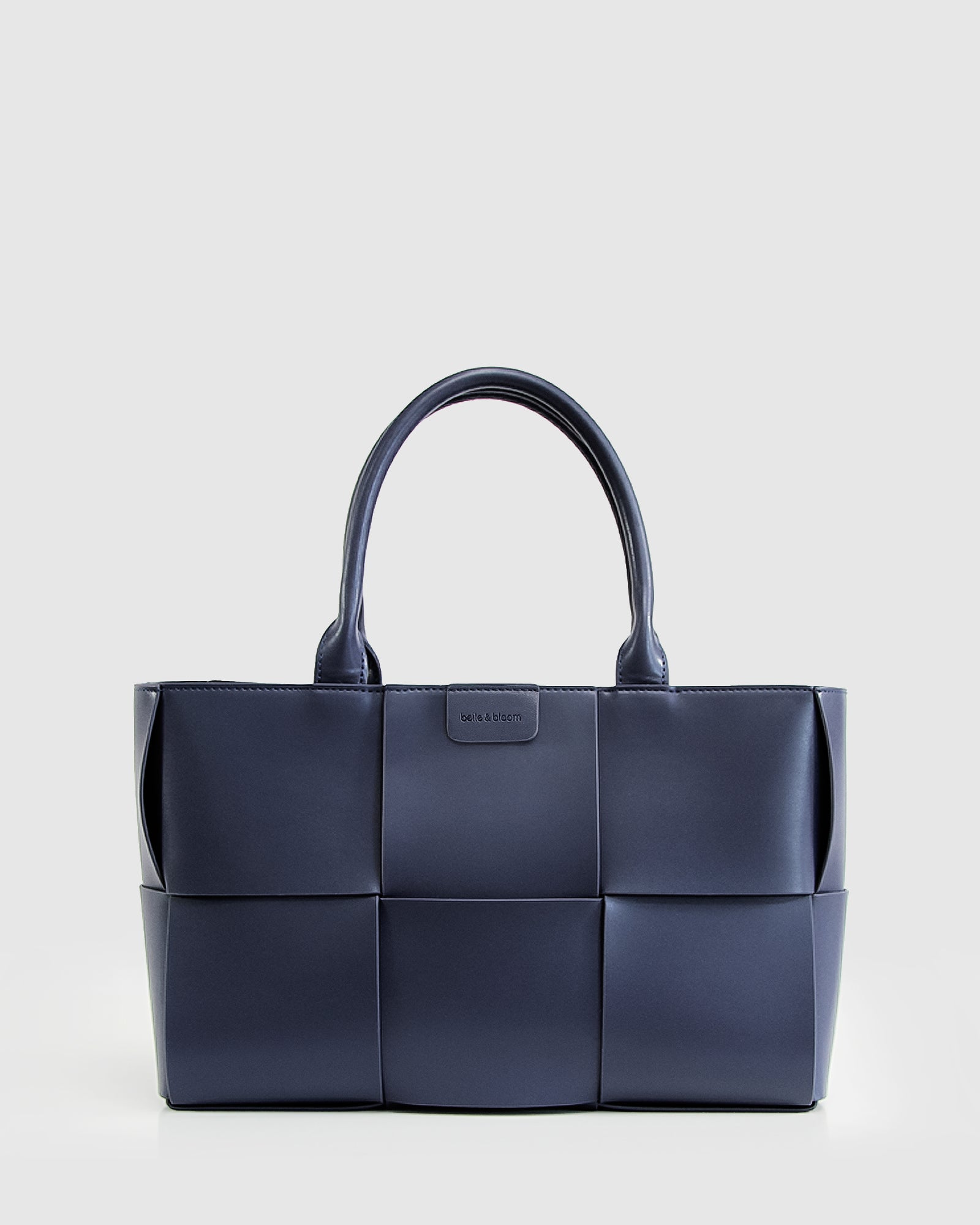 Long Way Home Woven Tote - Navy – Belle & Bloom
